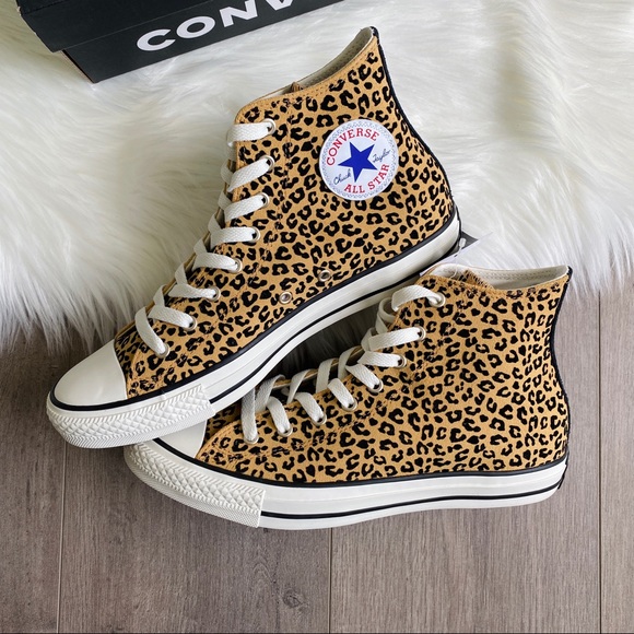 Converse | Shoes | Nwt Converse Chuck Taylor All Star Leopard Print ...